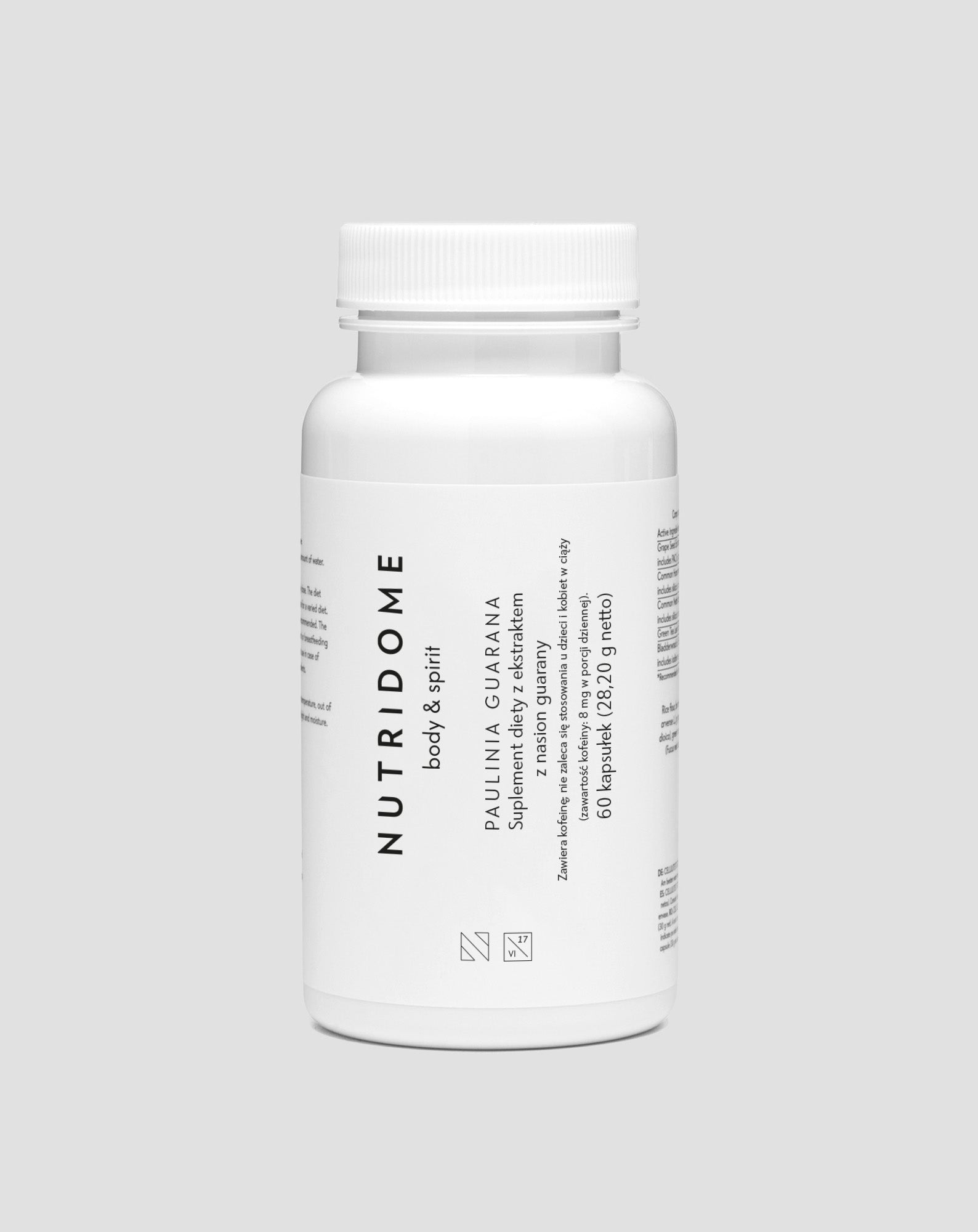 Tablety na stres a nervy Paulinia Guarana Nutridome 60 kapslí ...